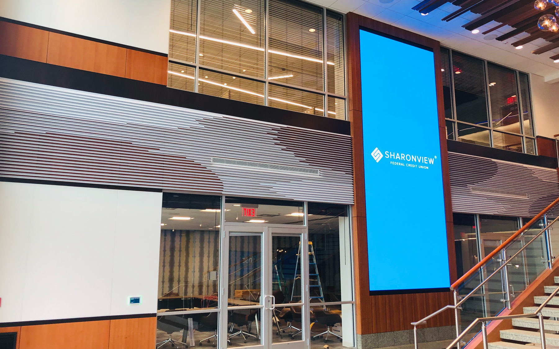 Sharonview Federal Credit Union: Corporate Lobby » Unilumin